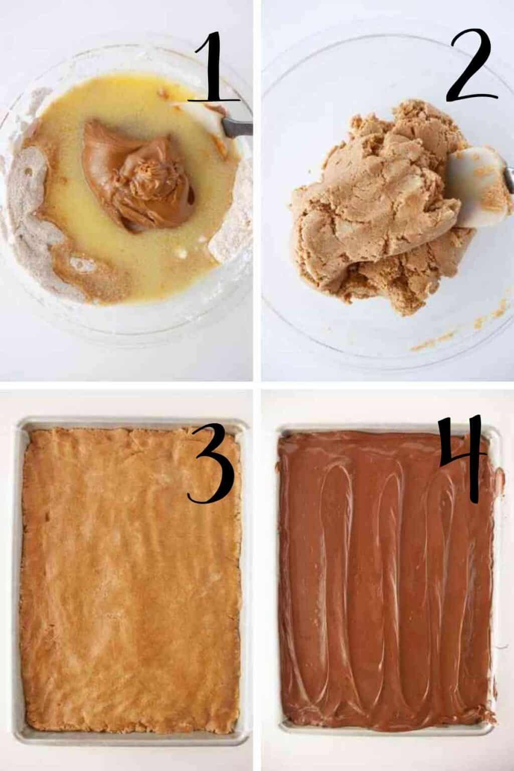 5 Ingredient No Bake Cookie Butter Bars - Mindee's Cooking Obsession