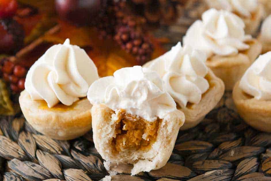 Bite Size Pumpkin Pies - Mindee's Cooking Obsession