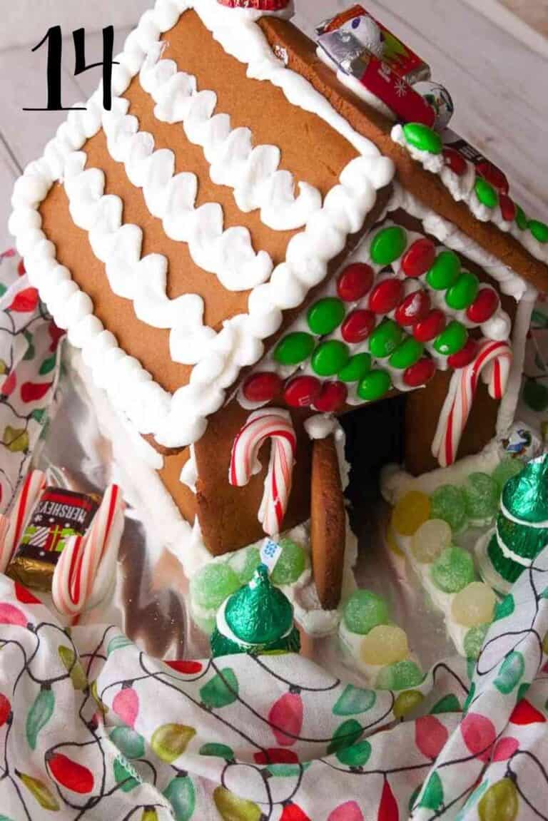DIY Gingerbread Houses (Free Printable Template) - Mindee's Cooking ...
