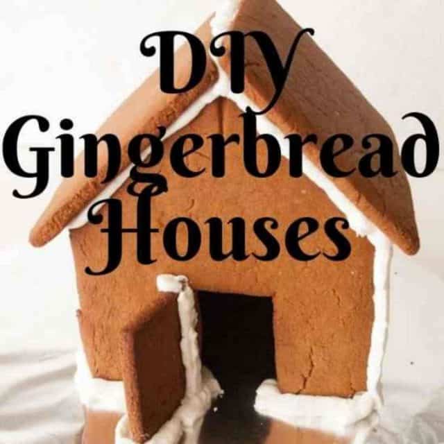 DIY Gingerbread Houses (Free Printable Template) - Mindee's Cooking ...