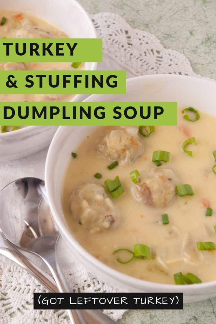 Leftover Turkey Soup & Stuffing Dumplings - Mindee's Cooking Obsession