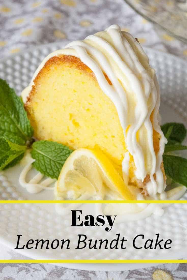 Easy Lemon Bundt Cake - Mindee's Cooking Obsession
