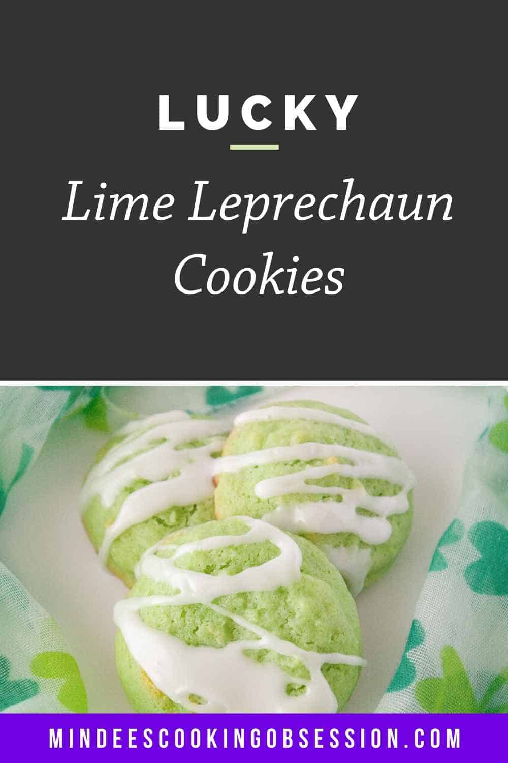 Lucky Lime Leprechaun Cookies - Mindee's Cooking Obsession