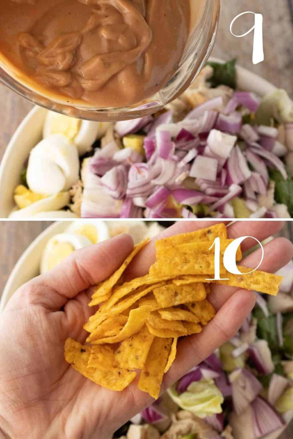 Southern BBQ Chicken Salad with Barbecue Ranch Dressing - Mindee's ...