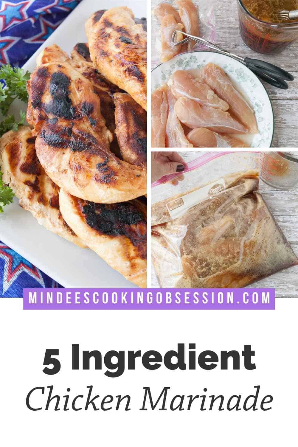 5 Ingredient Chicken Marinade - Mindee's Cooking Obsession