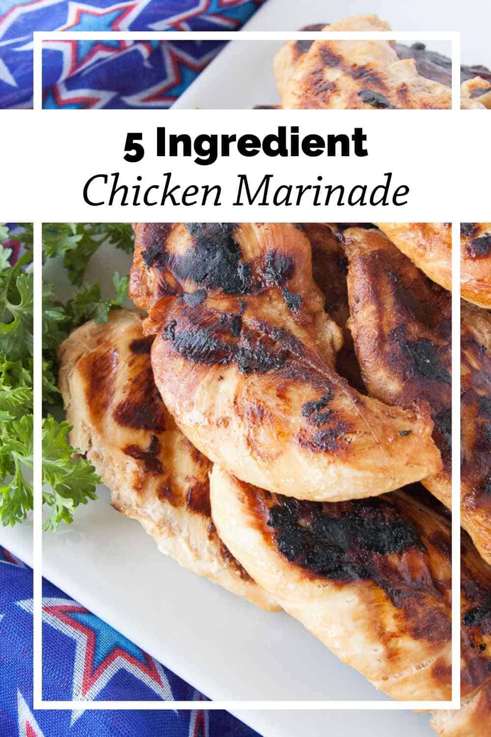 5 Ingredient Chicken Marinade - Mindee's Cooking Obsession