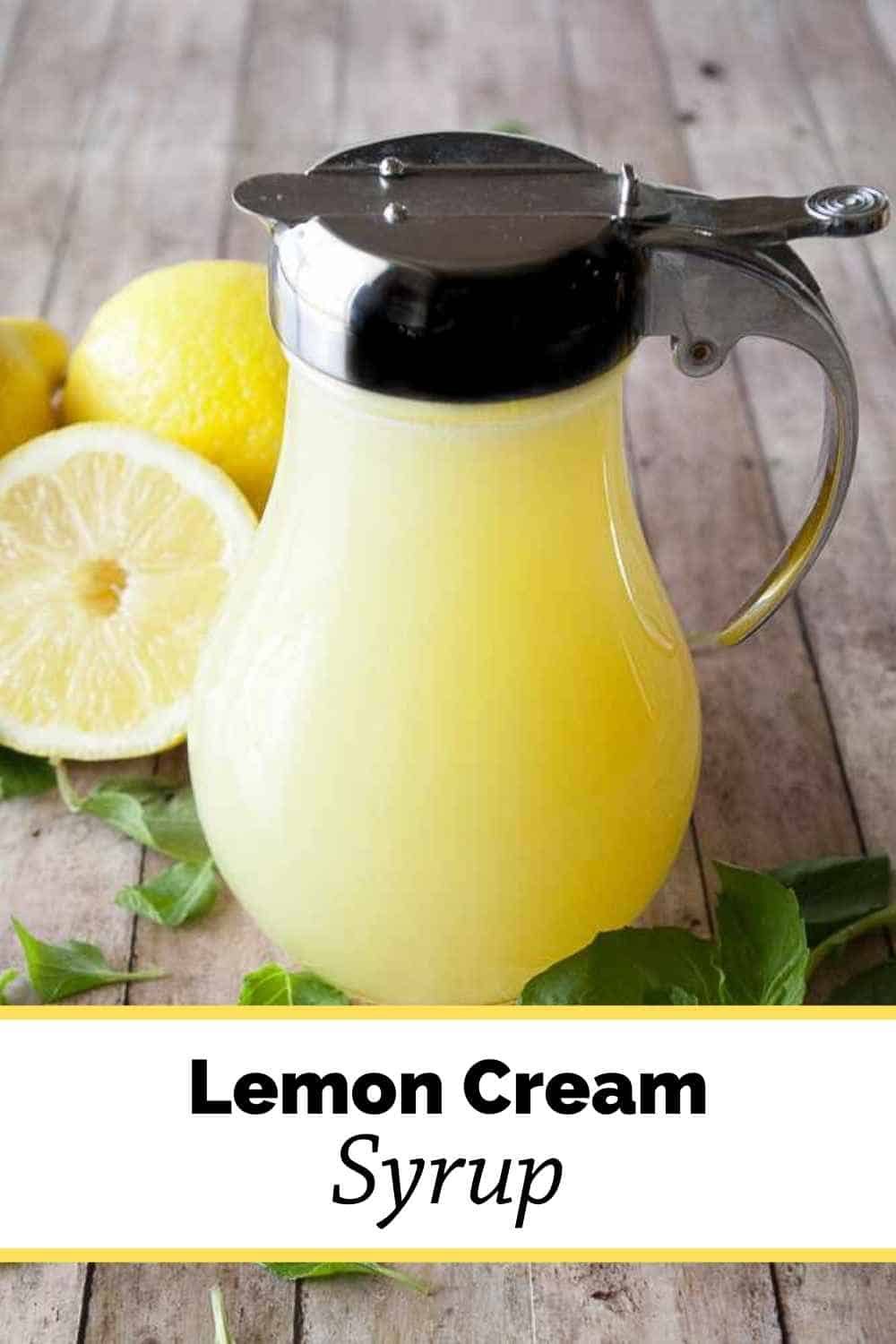 Lemon Cream Syrup (with Video) - Mindee's Cooking Obsession