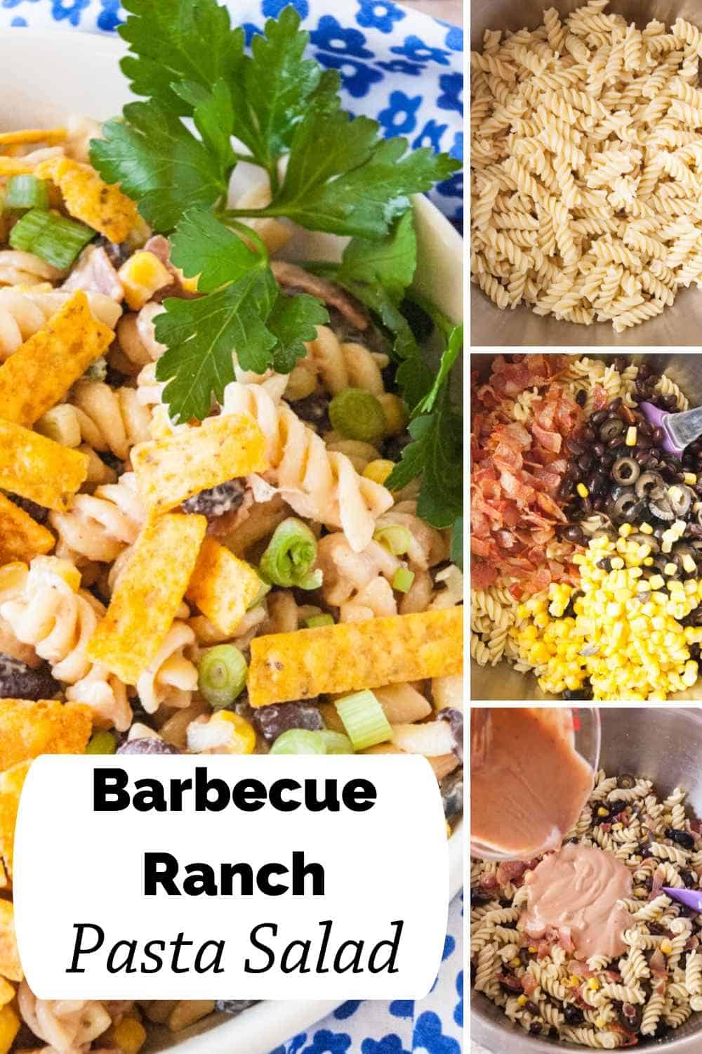 Barbecue Ranch Pasta Salad - Mindee's Cooking Obsession