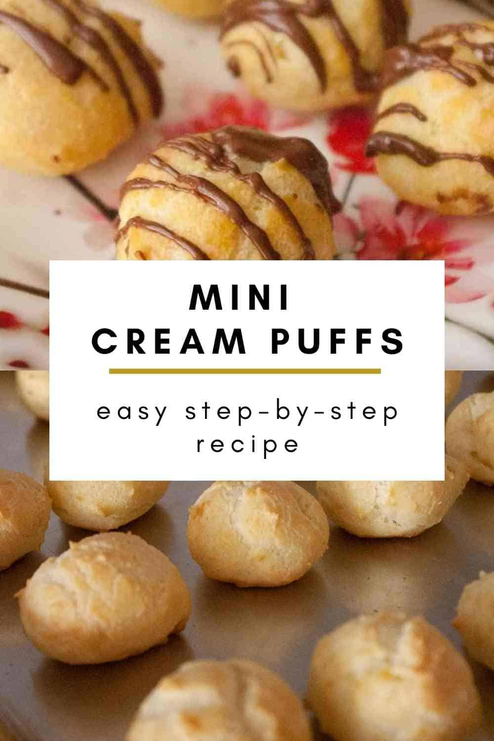 Mini Cream Puffs Recipe - Mindee's Cooking Obsession