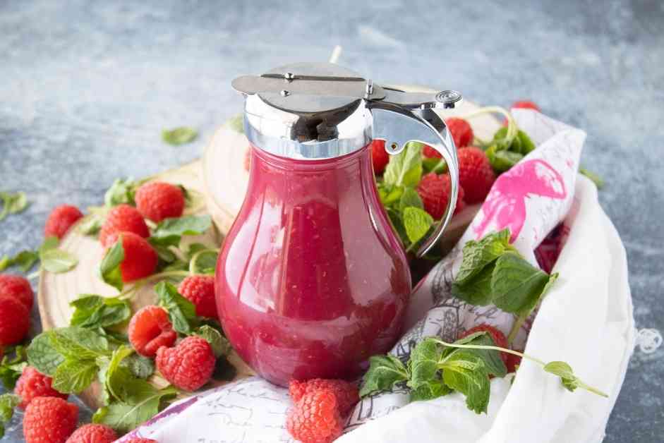 Raspberry Cream Syrup - Mindee's Cooking Obsession