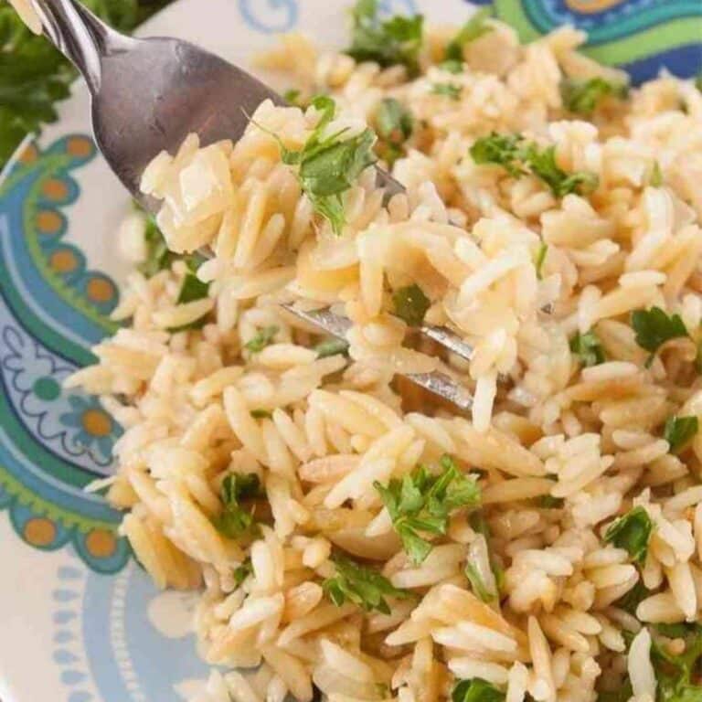 Orzo Rice Pilaf - Mindee's Cooking Obsession