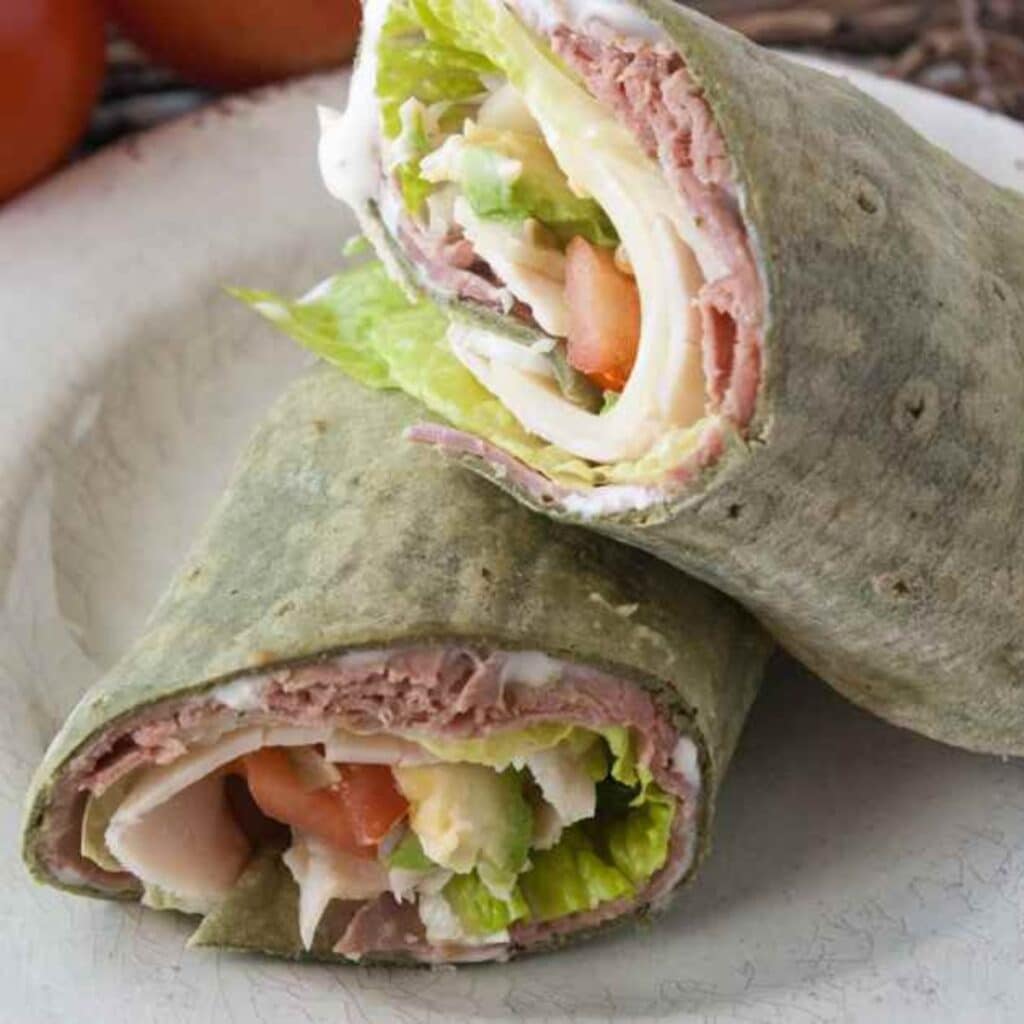 Roast Beef Turkey Wraps - Mindee's Cooking Obsession