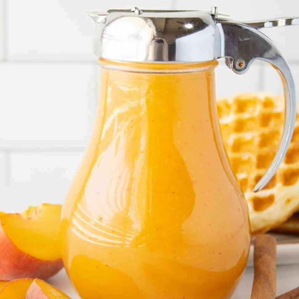 Spiced Peach Syrup Recipe - Mindee's Cooking Obsession