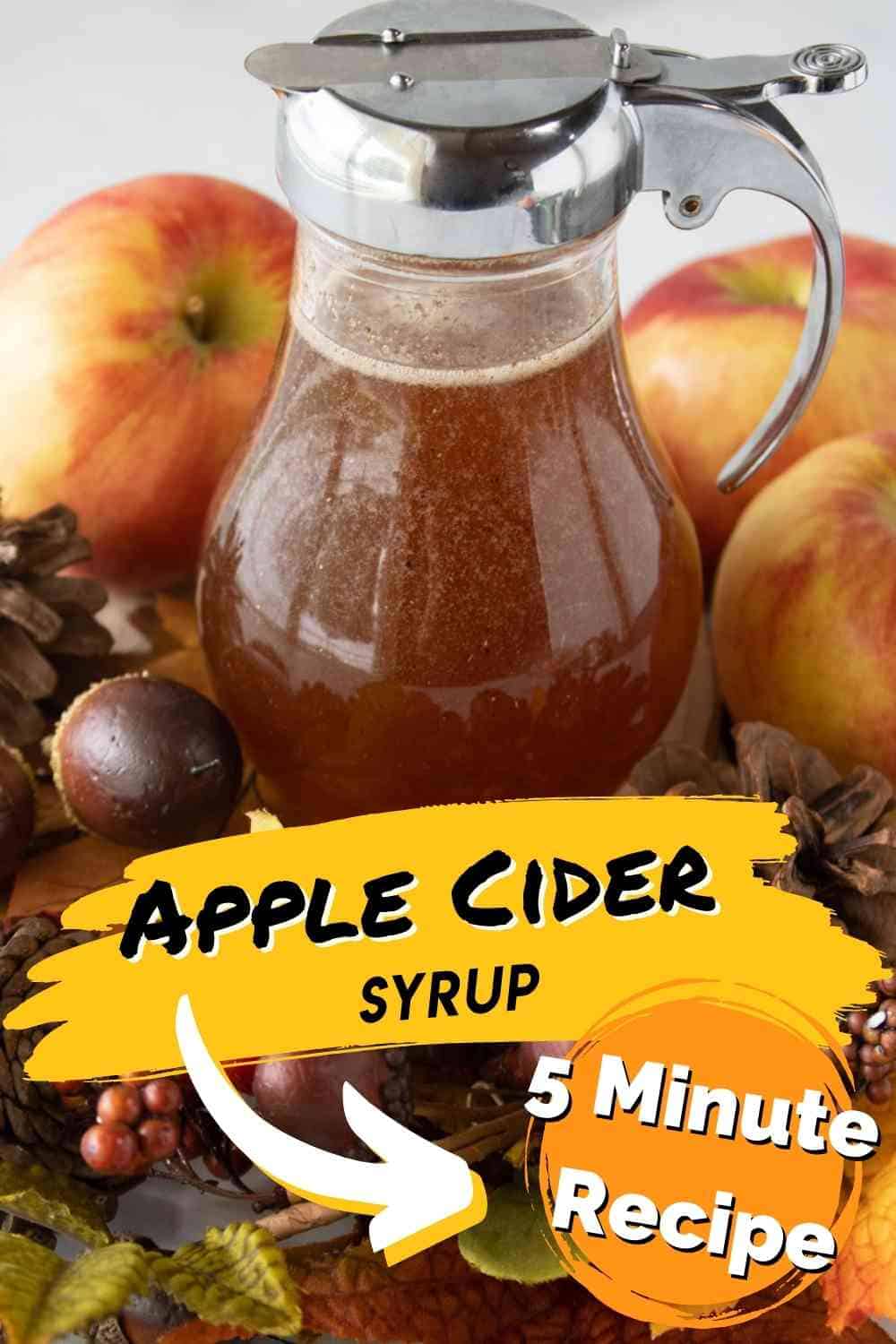 Easy Apple Cider Syrup - Mindee's Cooking Obsession