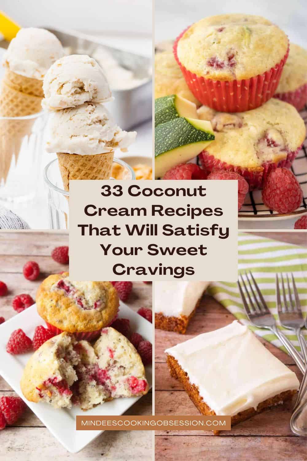 33 Coconut Cream Recipes That Will Satisfy Your Sweet Cravings - Mindee ...